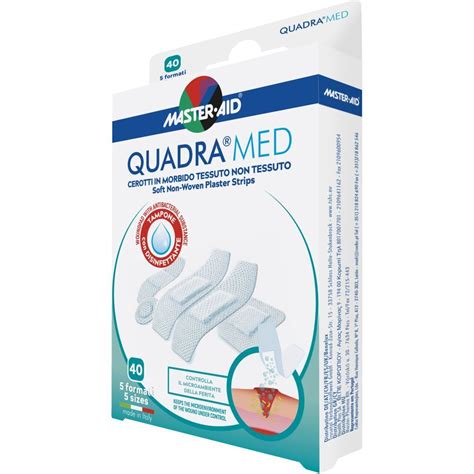 Master Aid Quadra Med Formati Assortiti 40 Pz Redcare