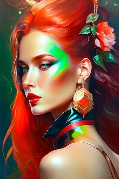 Premium Ai Image Forest Girl