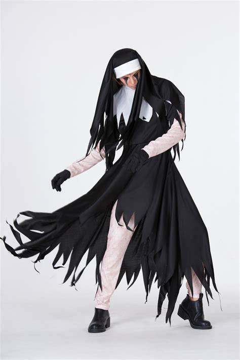 Womens Plus Size Dreadful Nun Costume Adult Lady Grandado
