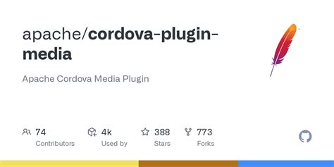 GitHub Apache Cordova Plugin Media Apache Cordova Media Plugin
