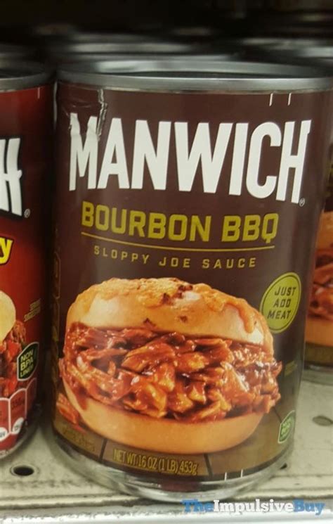 Spotted On Shelves Manwich Bourbon Bbq Sloppy Joe Sauce The