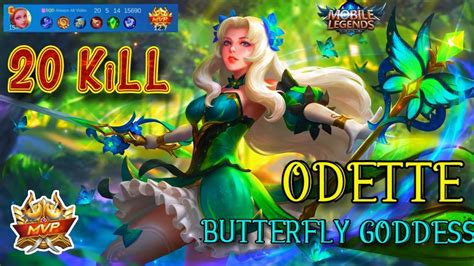 Mobile Legends Best Build Odette 😱 Mvp And 20 Kills 😈 Odette