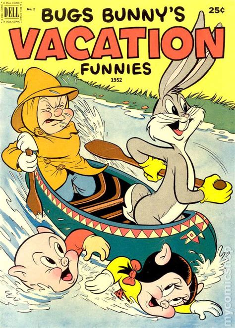 Dell Giant Bugs Bunny S Vacation Funnies 1951 1959 Dell Comic Books