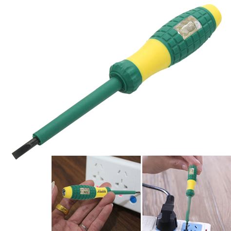 220v Electrical Tester Pen Screwdriver With Voltag Vicedeal