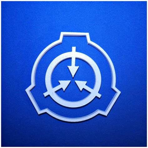 3d Printable Scp Foundation Symbol By Nathan Hogue