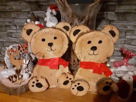 Utiliza Rodajas De Troncos Para Hacer Bellas Decoraciones NavideÑas