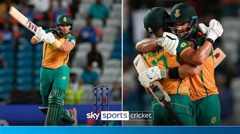 South Africa Reach First Mens T20 World Cup Final After Skittling