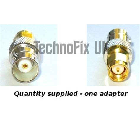 Bnc Female To Sma Male Adapter Bnc F To Sma M Fits Funcube Dongle Technofix Uk