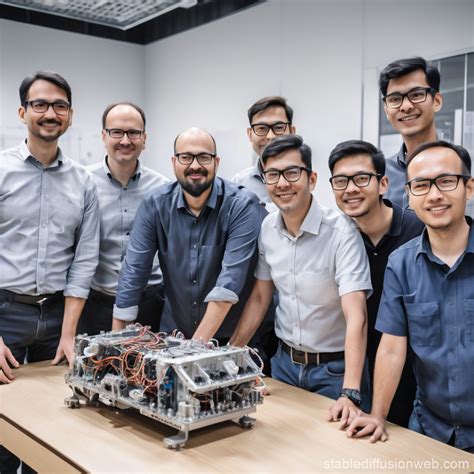 Collaboration In Engineering Team Stable Diffusion Online