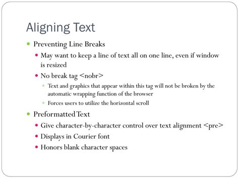 PPT Formatting Text With HTML PowerPoint Presentation Free Download ID