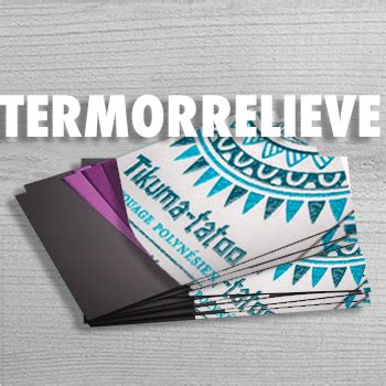 50 TARJETAS TERMORELIEVE Emelar Artes Gráficas