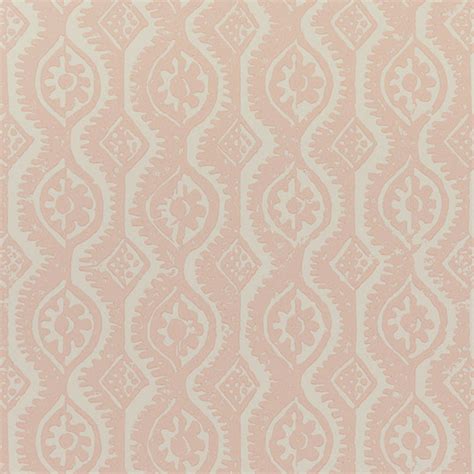 Peggy Angus Small Damask Pink Wallpaper Blithfield And Company