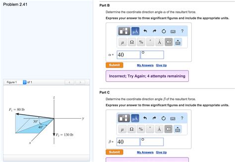 Solved Determine The Coordinate Direction Angle A Of The Chegg