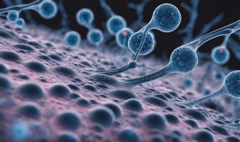 This Is A Microscopic View Of A Neuron A Nerve Cell That Sends Signals Throughout The Body