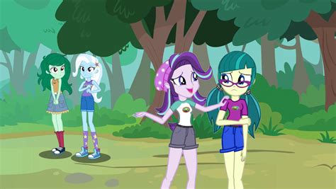 [mlp Eg] 4 Girls Around The Everfree Forest By Daop1railfans On Deviantart