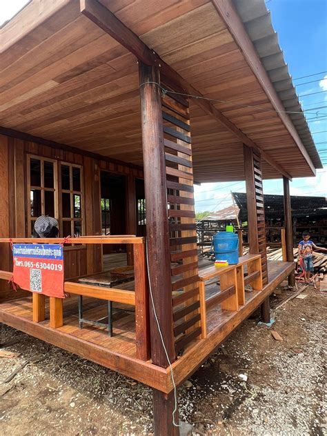 เพจบ้านน็อคดาวน์เรือนไทยประยุกต์ ขาย สนใจจองหลังนี้สอบถามเข้ามาได้ค่ะพร้อมส่ง หลังนี้ขนาด5 60ม