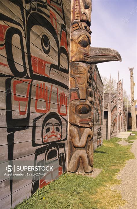Ksan Historical Village A Replica Of An Ancient Gitxsan Village