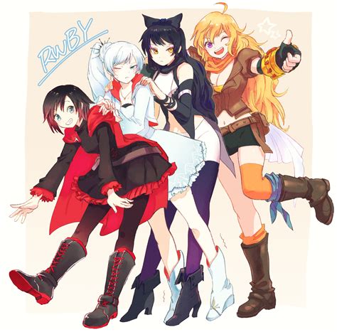 Yang Xiao Long Blake Belladonna Yang Xiao Long Weiss Schnee