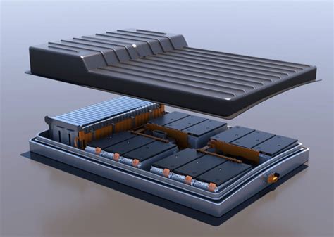电池组 新能源汽车电池包模型 车辆部件模型库 Fbx Fbx 模型下载 Cg模型网