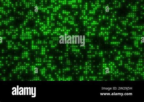 Cyber Digital Green Matrix Pattern Code Background Loop Stock Video Footage Alamy