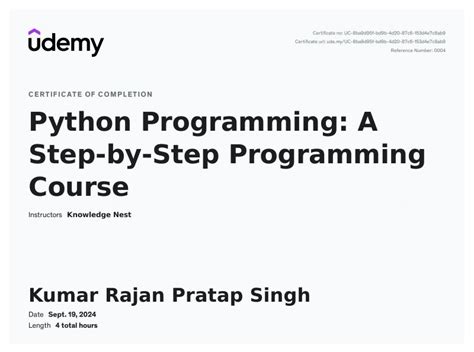 Kumar Rajan Pratap Singh On Linkedin Python Programming