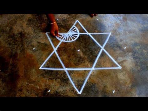 Aani Madham Vilakku Kolam Star Vilakku Kolam Deepam Muggulu Easy