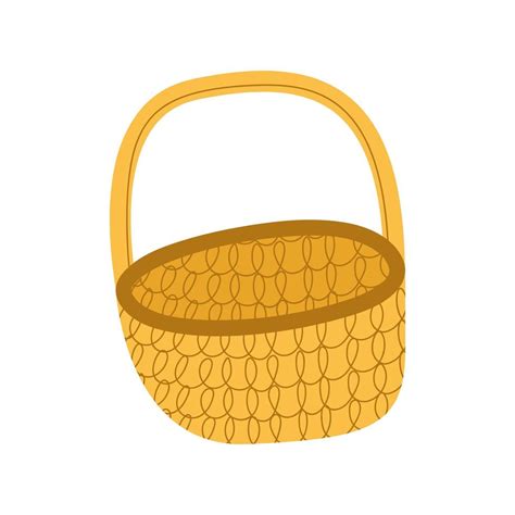 Basket Straw Seasonal Isolated Icon Vector Art At Vecteezy