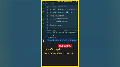 Javascript Tutorial For Beginners Even Odd Numbers In Array