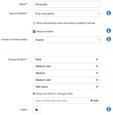 Product Modifiers Step By Step Guide Onslip Support