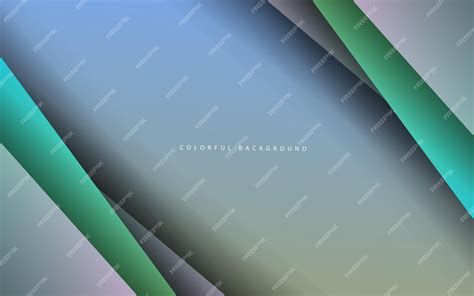 Premium Vector Abstract Overlap Layer Papercut Colorful Background Banner Vector
