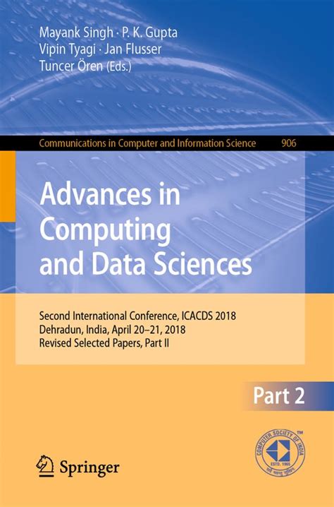 Communications In Computer And Information Science Advances In