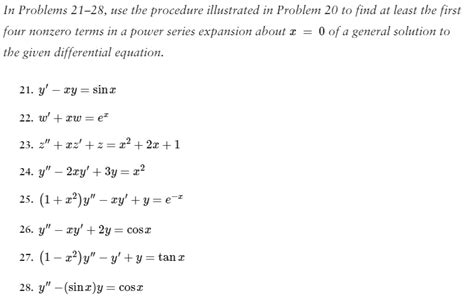 solved in problems 21 28 use the procedure illustrated in