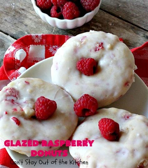 Glazed Raspberry Donuts Cant Stay Out Of The Kitchen