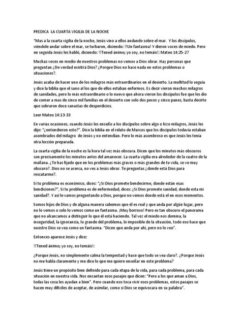 Jesús Nos Visita En La Cuarta Vigilia De La Noche Cuando Todo Parece