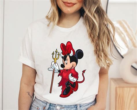 Evil Minnie Mouse Not So Scary T Shirt Halloween T Shirt Disney T