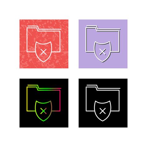 Vulnerable Folder Vector Icon 25242848 Vector Art At Vecteezy