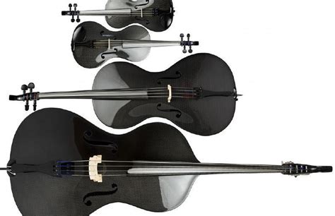 Carbon Fiber Violin Viola Cello And Bass Clear Carbon And