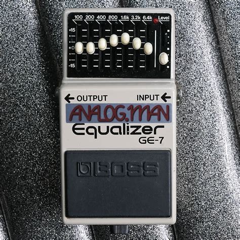 ANALOGMAN Boss GE 7 Equalizer Black Label 1990 Japan MIJ Reverb