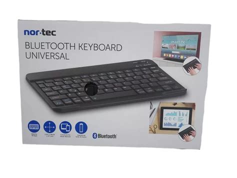 Nor Tec Bluetooth Keyboard Universalna Klawiatura Bezprzewodowe
