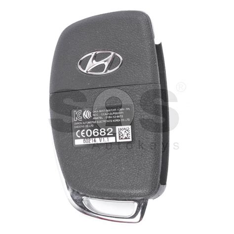 OEM Flip Key For Hyundai Tucson IX35 2014 Buttons 3 Frequency