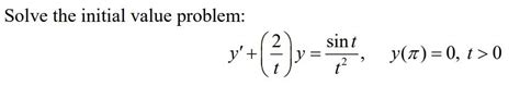 Solved Ordinary Differential Equations Odes Please Give
