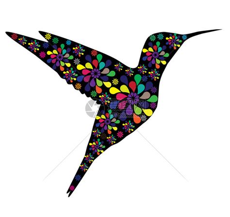 矢量抽象蜂鸟插画图片下载 正版图片402231017 摄图网