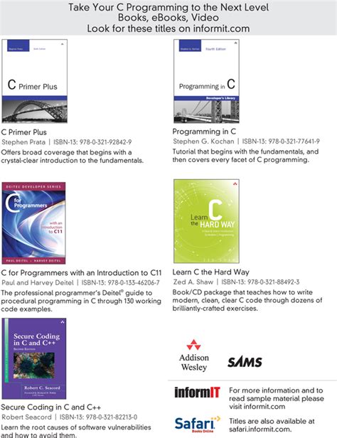 Sams Teach Yourself C Programming In One Hour A Day Seventh Edition