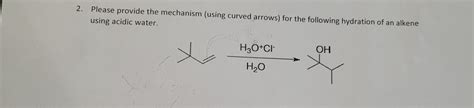 Solved Please provide the mechanism (using curved arrows) | Chegg.com