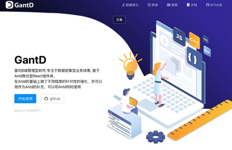 GantD 专注于数据密集型业务场景 基于AntD聚合型React组件库 阿里云开发者社区 GantD 专注于数据密集型业务场景 基于AntD聚合型React组件库 阿里云开发者社区