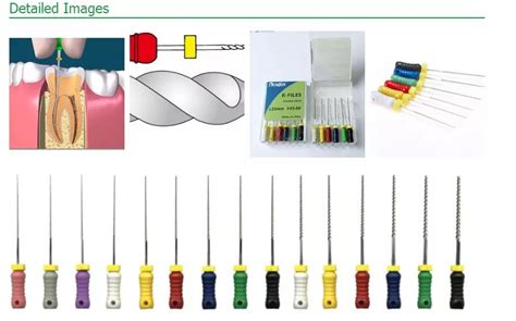 Dental Endo H Files Hand Use Files For Endodontic Root Canal Ce Fda