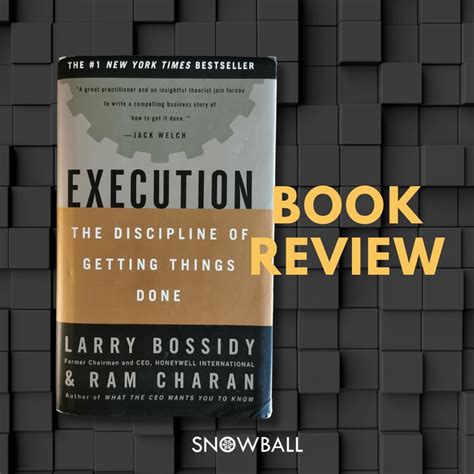 Execution Book A Review