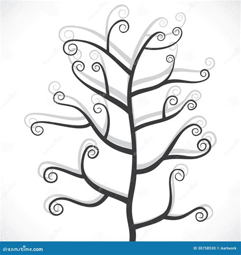 Abstract Tree Stock Vector Illustration Of Element Creative 30758530
