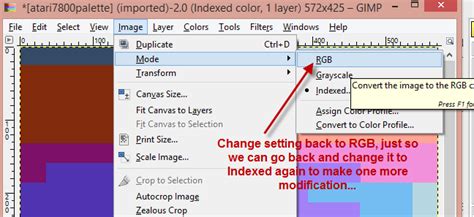 Creating 7800basic Compatible Graphics Images With Gimp Atari 7800 Programming Atariage Forums