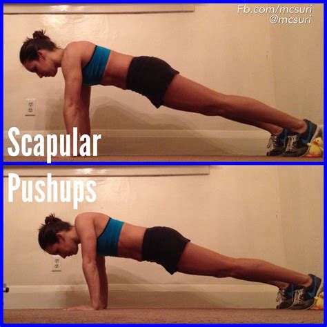 Scapular Push Up Calisthenics Workout Plan Calisthenics Workout At Home Workout Plan